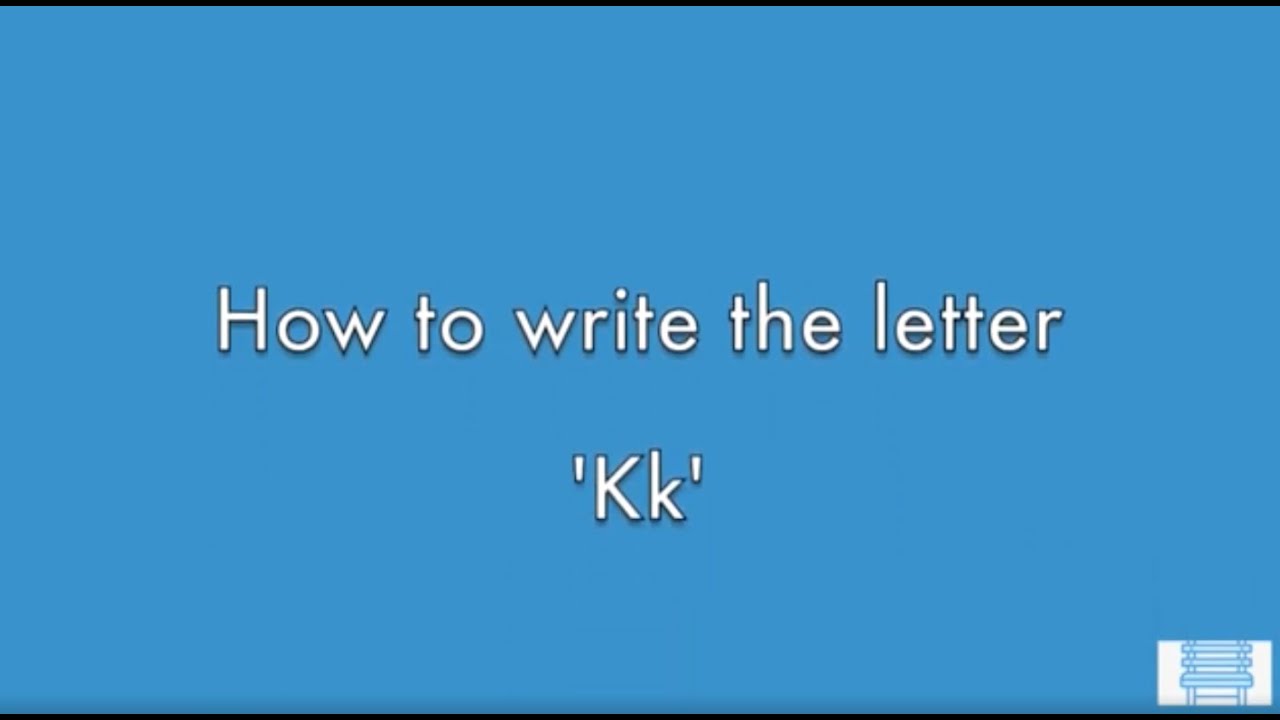 Improve Your Handwriting: How to write the letter Kk (uppercase and ...