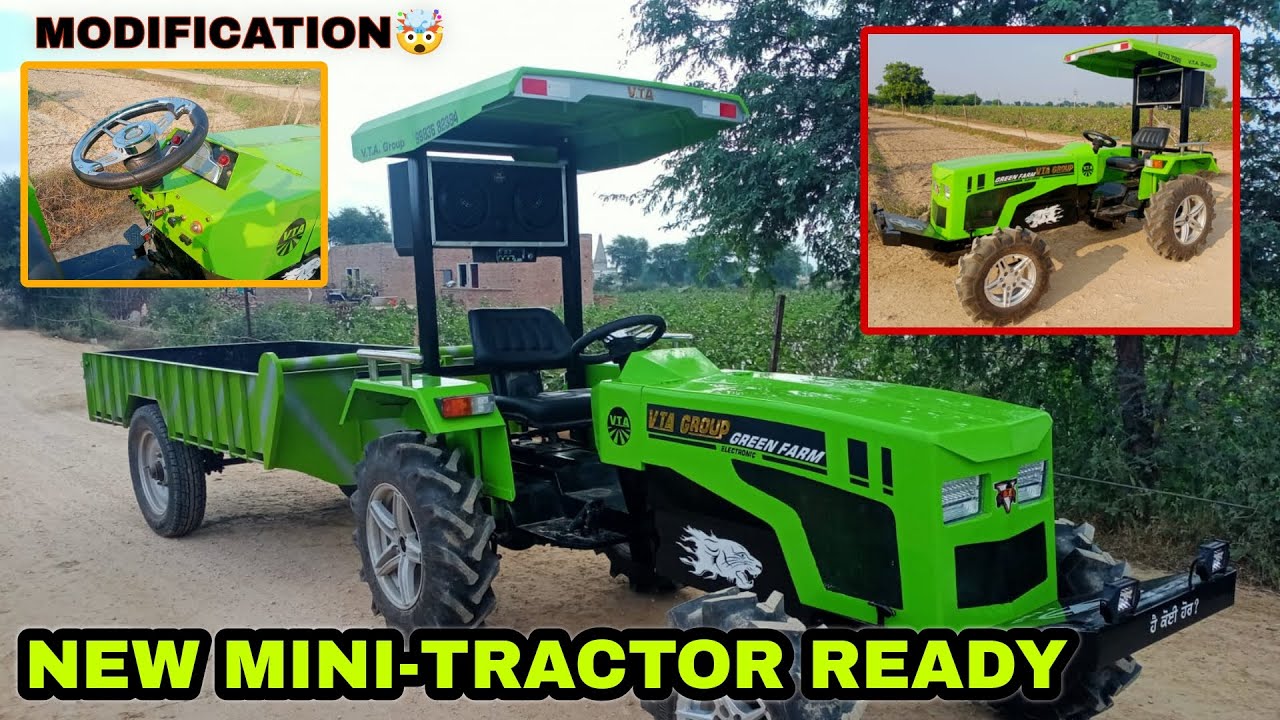 NEW MINI-TRACTOR READY 🚜 |#minitractor 1100**₹ ?|SPECIAL DIWALI ADD🤯 ...