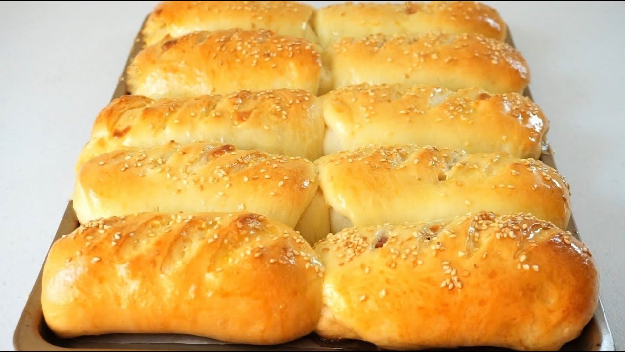 Softest And Fluffiest Ham And Cheese Bread So Easy To Make - YouTube