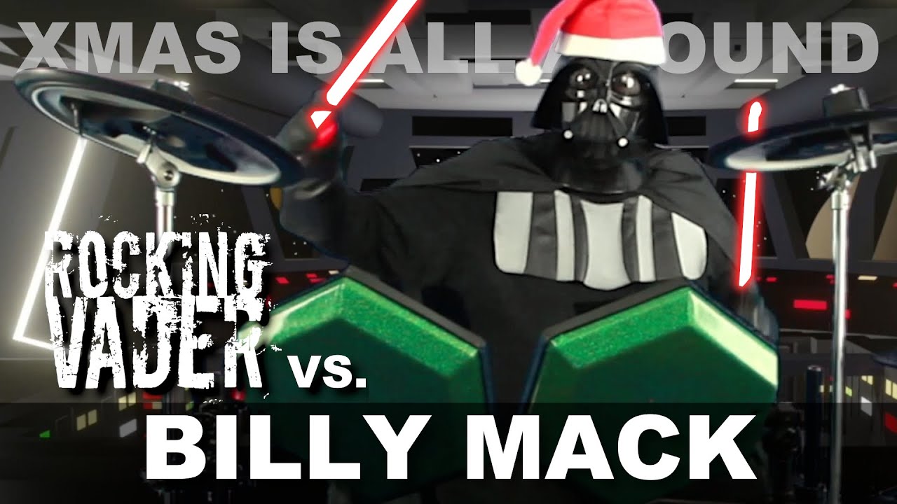 Billy Mack - Christmas Is All Around | Drum Cover by Darth Vader - YouTube