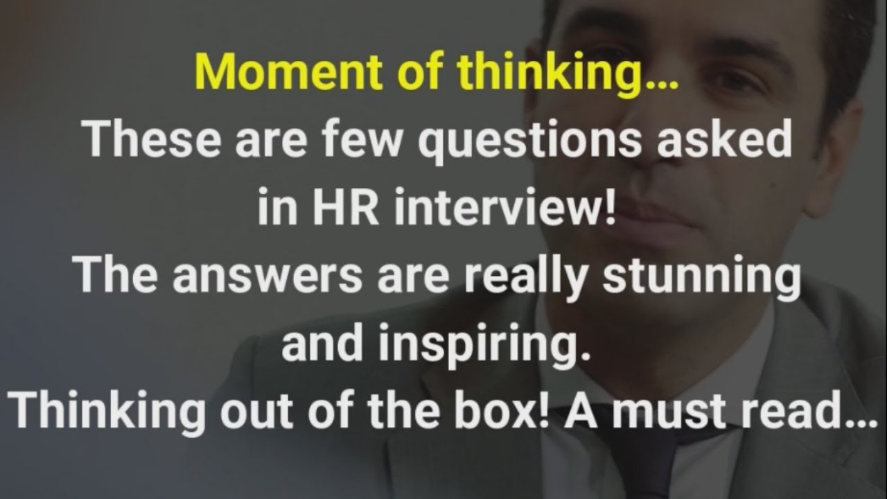 The Best Job Interview Answers Ever. - YouTube