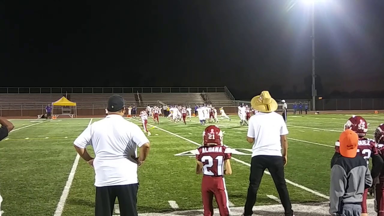 Downey razorbacks pwee #85 shawn gonzalez - YouTube