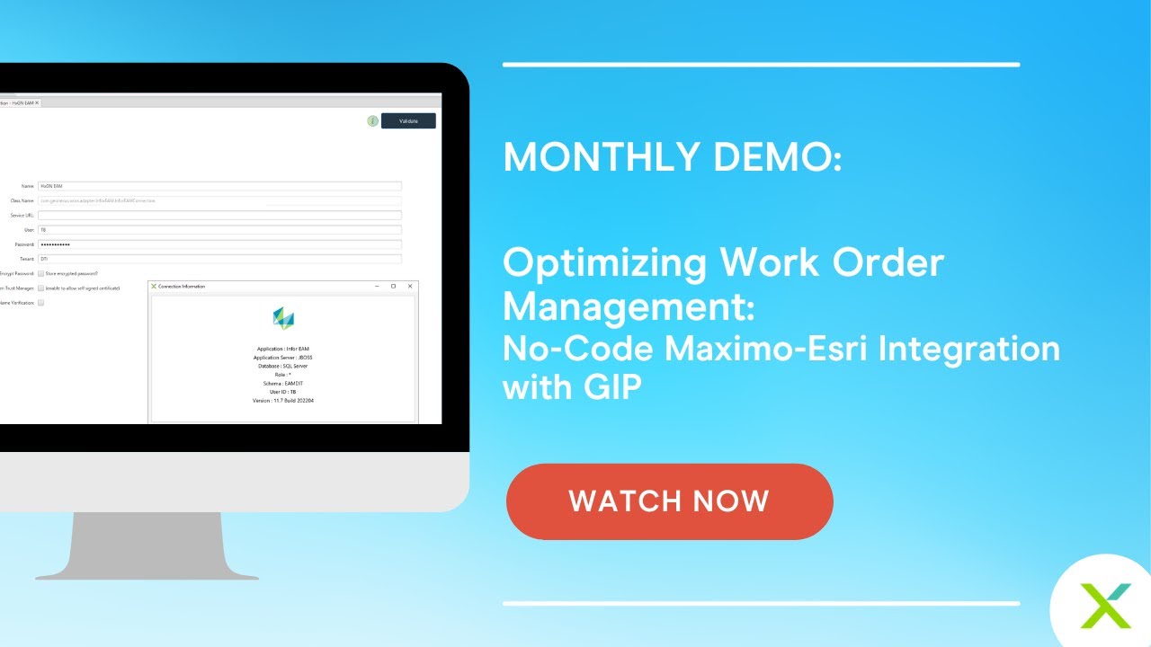 Demo Optimizing Work Order Management No Code Maximo Esri Integration With Gip Youtube