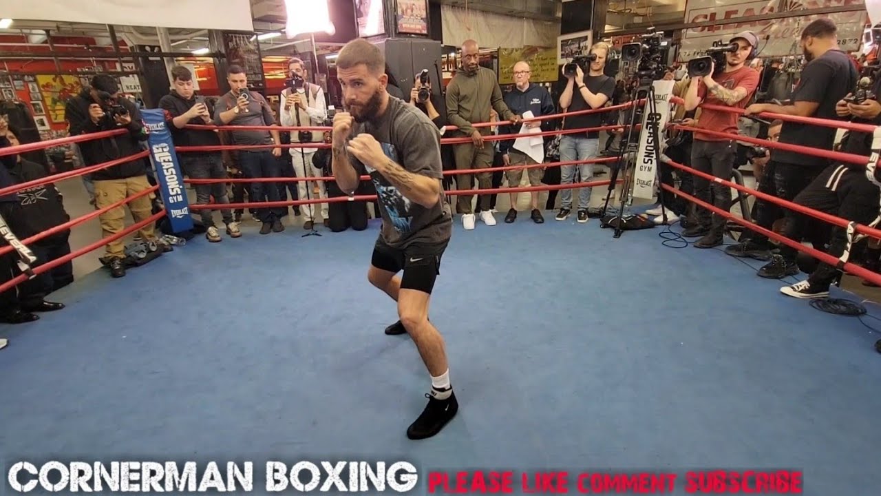 CALEB PLANT FULL MEDIA WORKOUT; DISPLAYS GOOD BALANCE, FLUID MOVEMENT & SHARP COMBINATIONS - YouTube