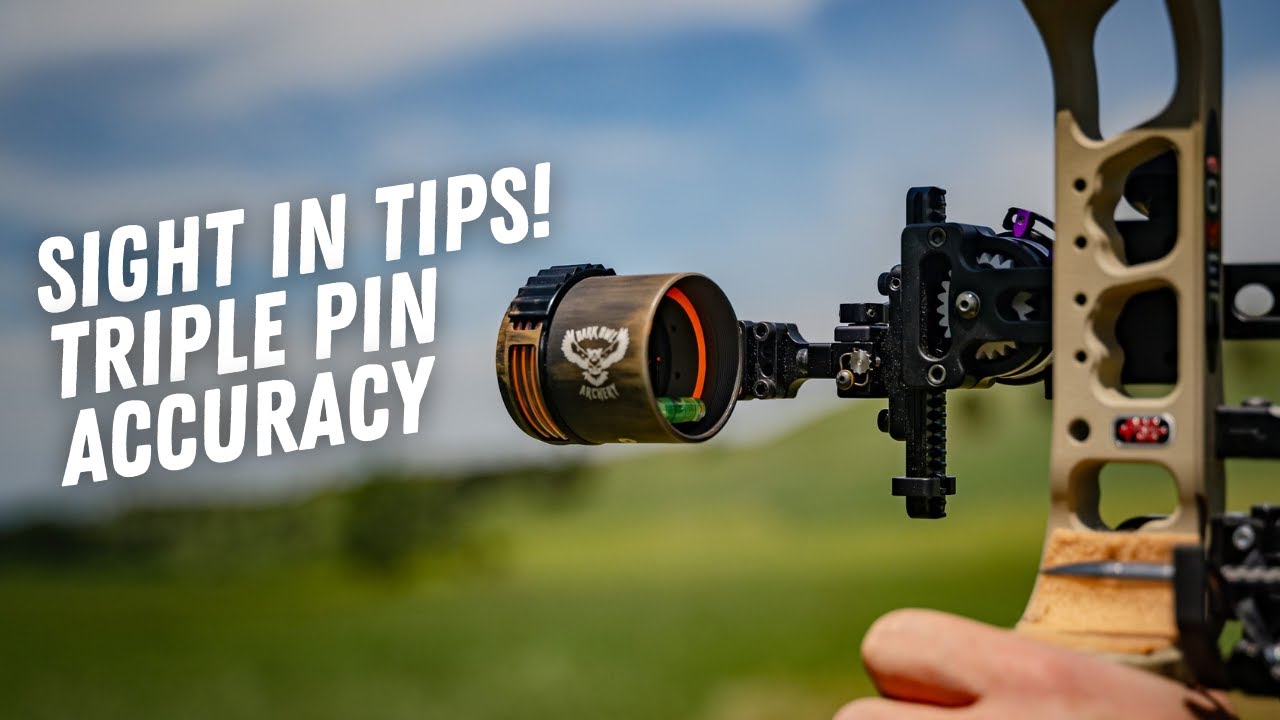 Sight in Tip! Single pin accuracy for your Triple Pin! - YouTube