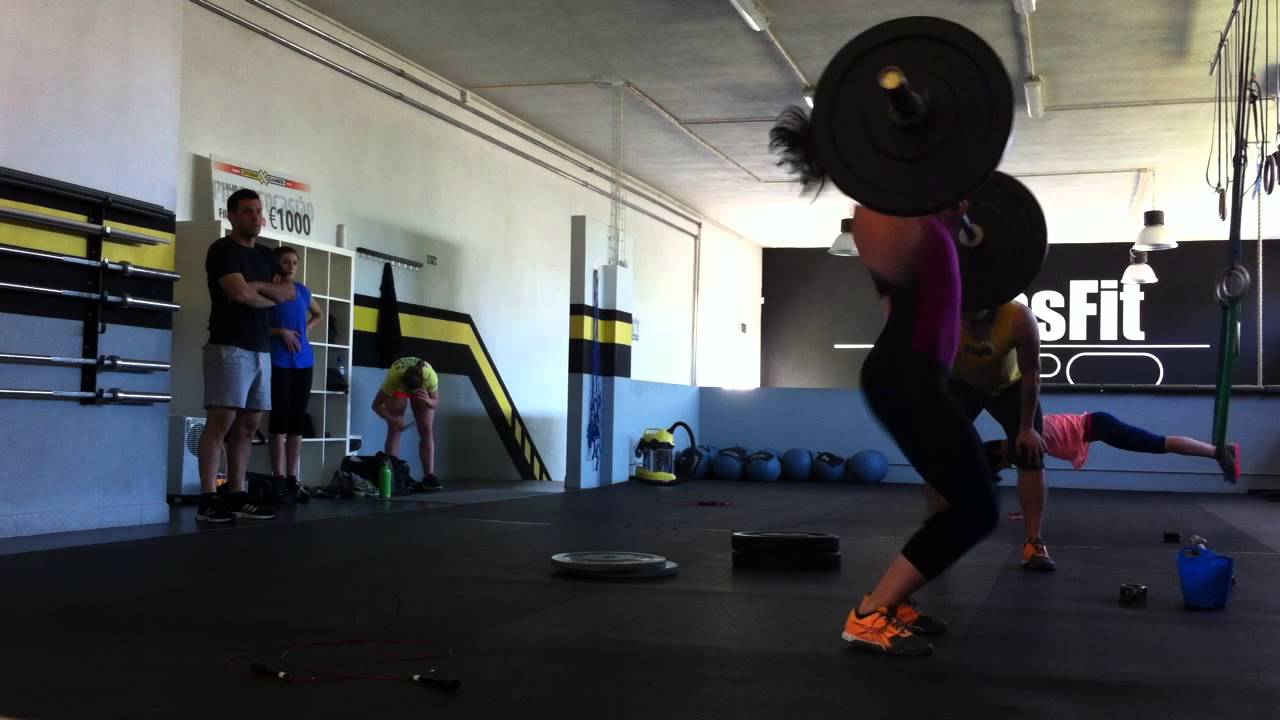 Portugal Afilliate League - wod 2 - Maria Spratley - Cross fit - YouTube