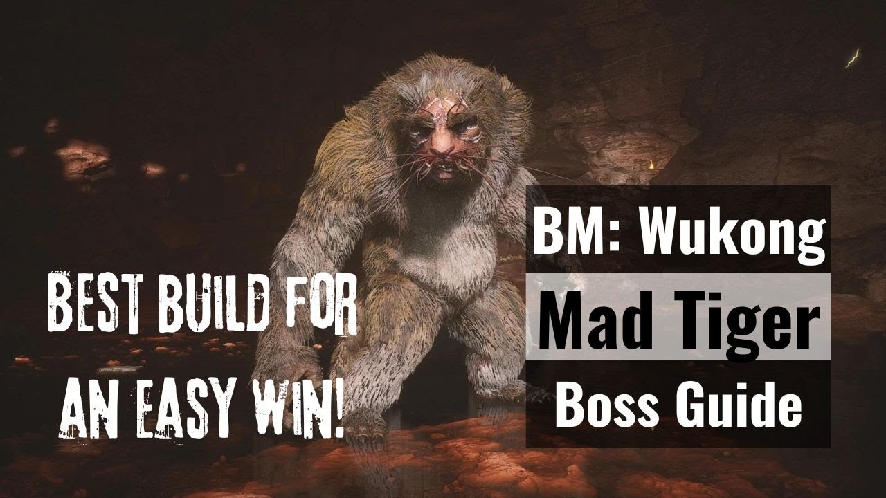 Black Myth Wukong - Mad Tiger Boss Fight Guide (Boss 26) - YouTube