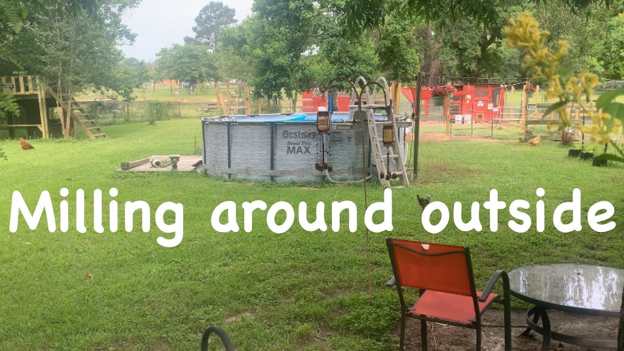 Milling around outside - YouTube