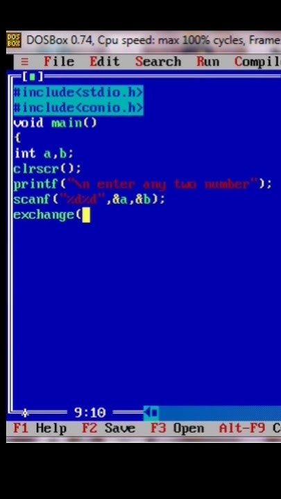 CALL BY REFERENCE PROGRAM IN PASSING PARAMETERS OR ARGUMENT A FUNCTION - YouTube