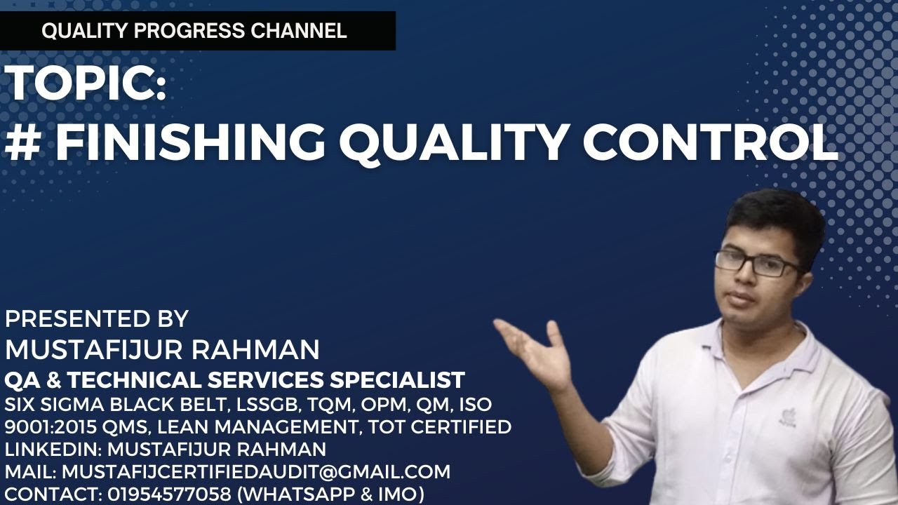 Quality Control in Garments Finishing 2025 - YouTube