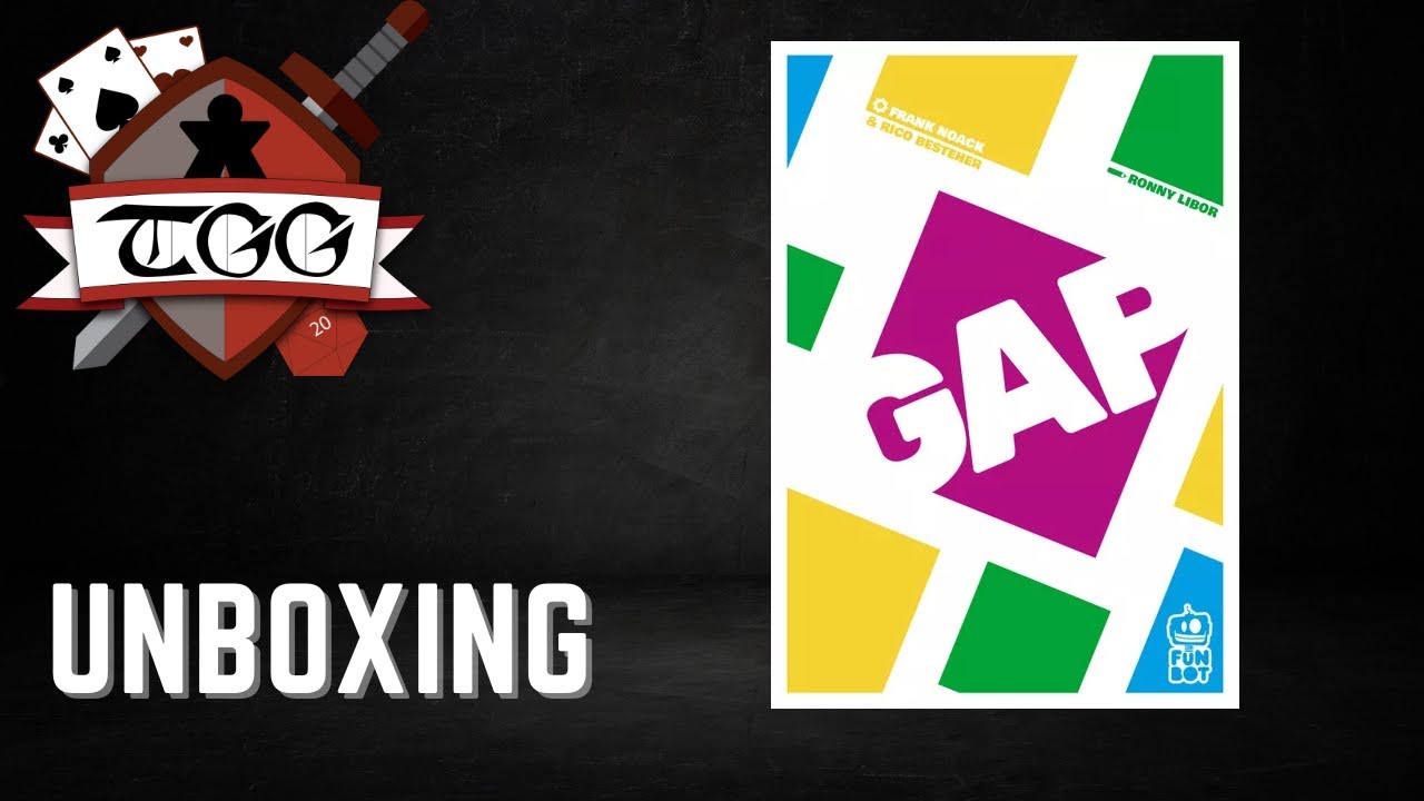 GAP Card Game Unboxing - YouTube