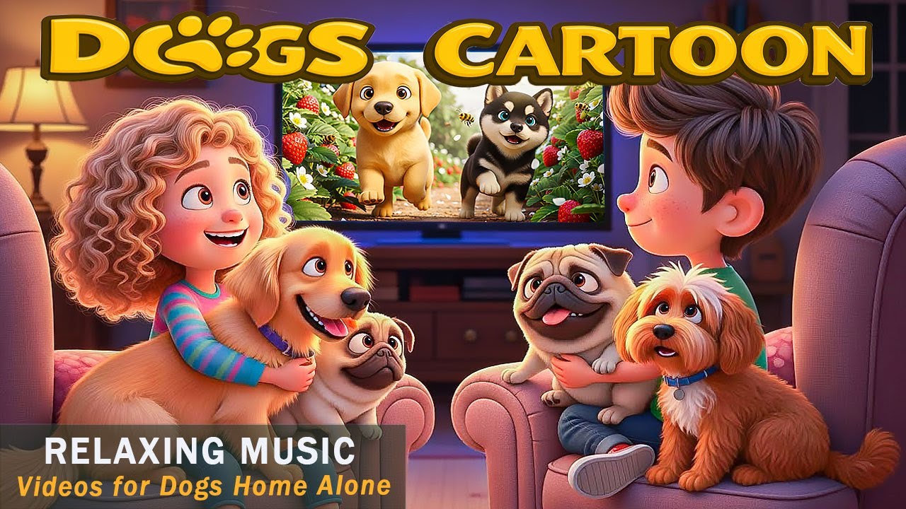 Cartoons for Dogs to Watch: Anti Anxiety & Boredom TV for Dogs Home ...