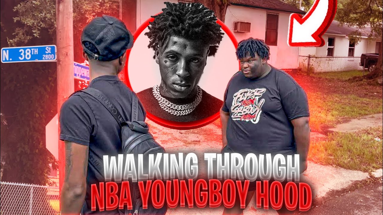 I WALKED THROUGH NBA YOUNGBOY'S HOOD ! (HE PULLED A GUN ON ME) - YouTube