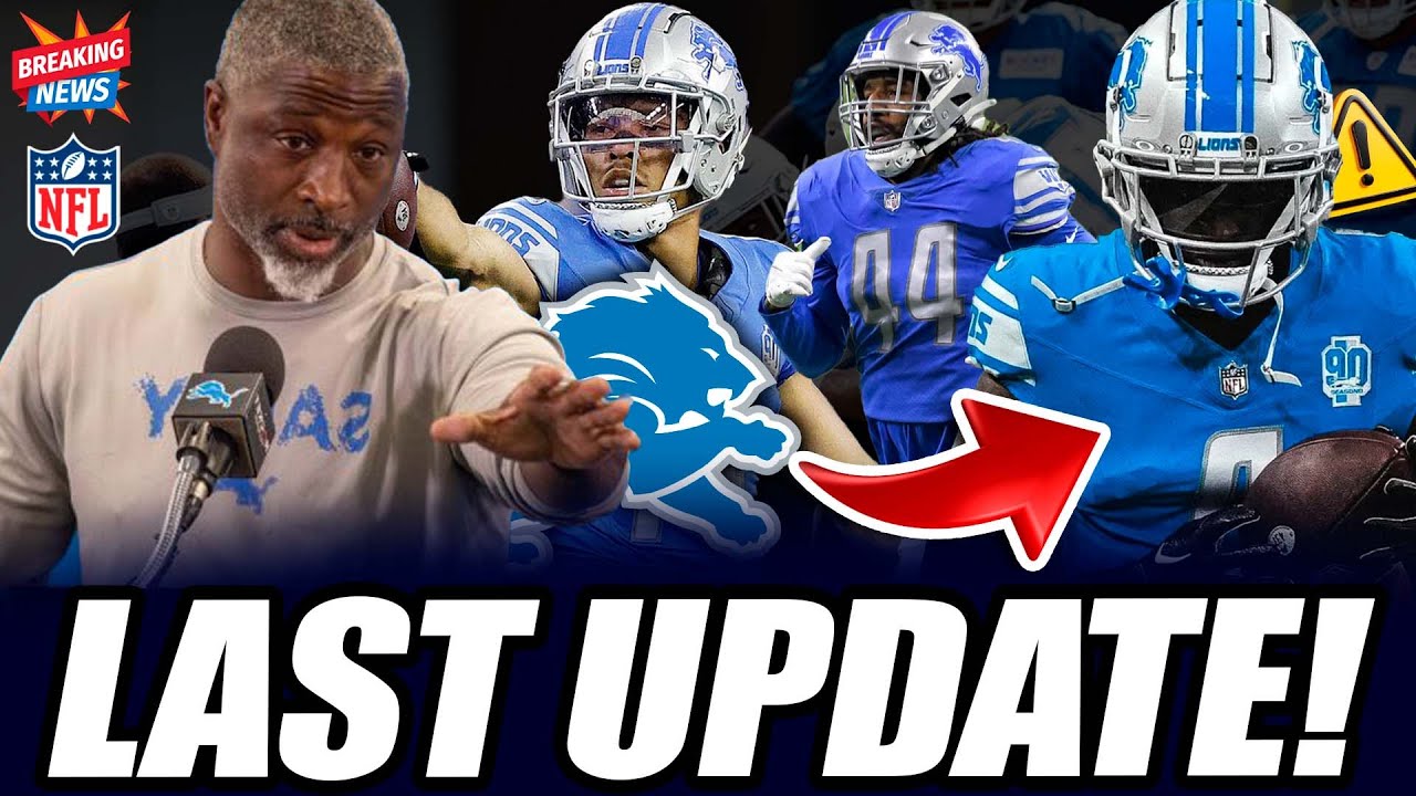 🔥 BREAKING NEWS: WILL THIS BE A PROBLEM FOR THE LIONS? Detroit Lions ...