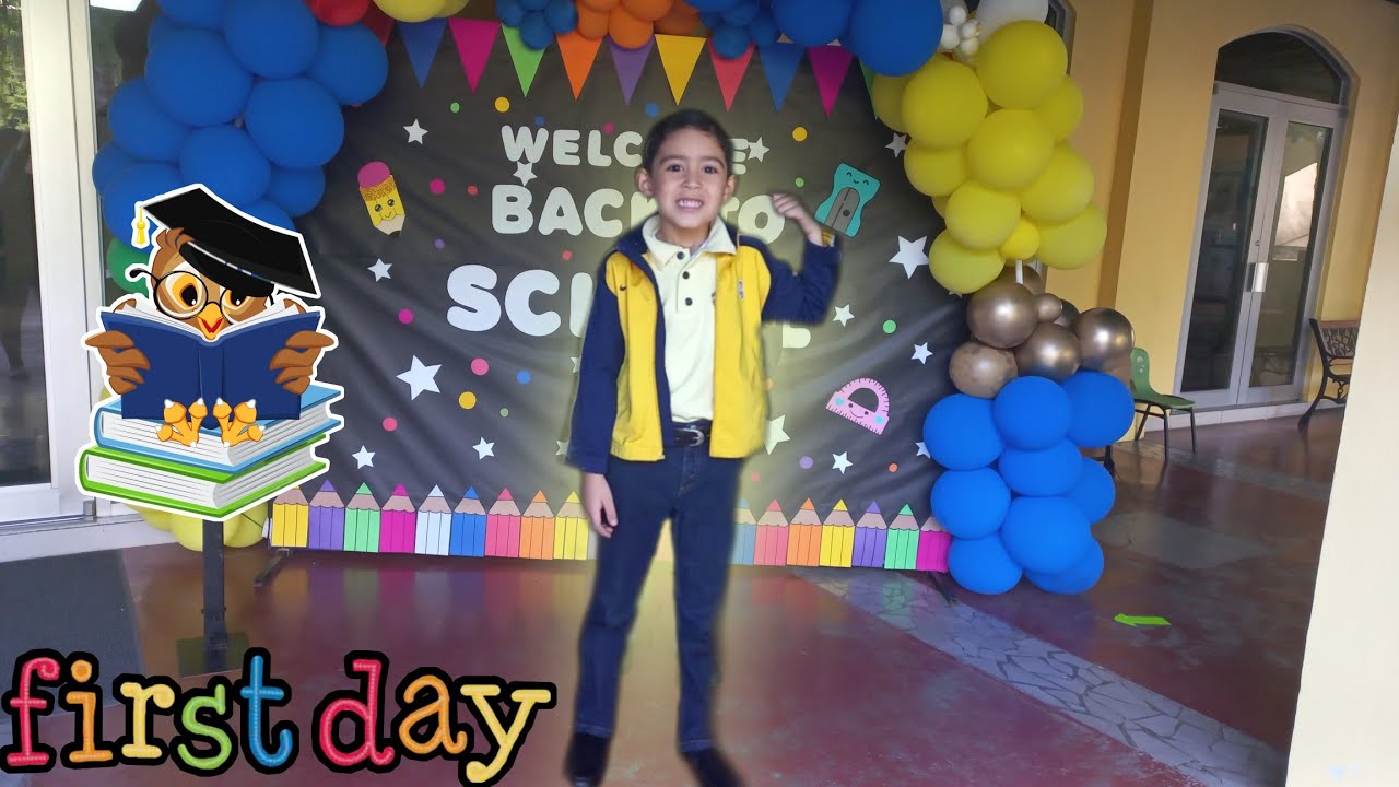 Mi primer día en la escuela - Videos para niños pequeños - YouTube