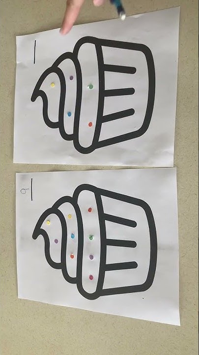 Cupcake Sprinkles Counting Activity Idea for Preschool Teachers and ...