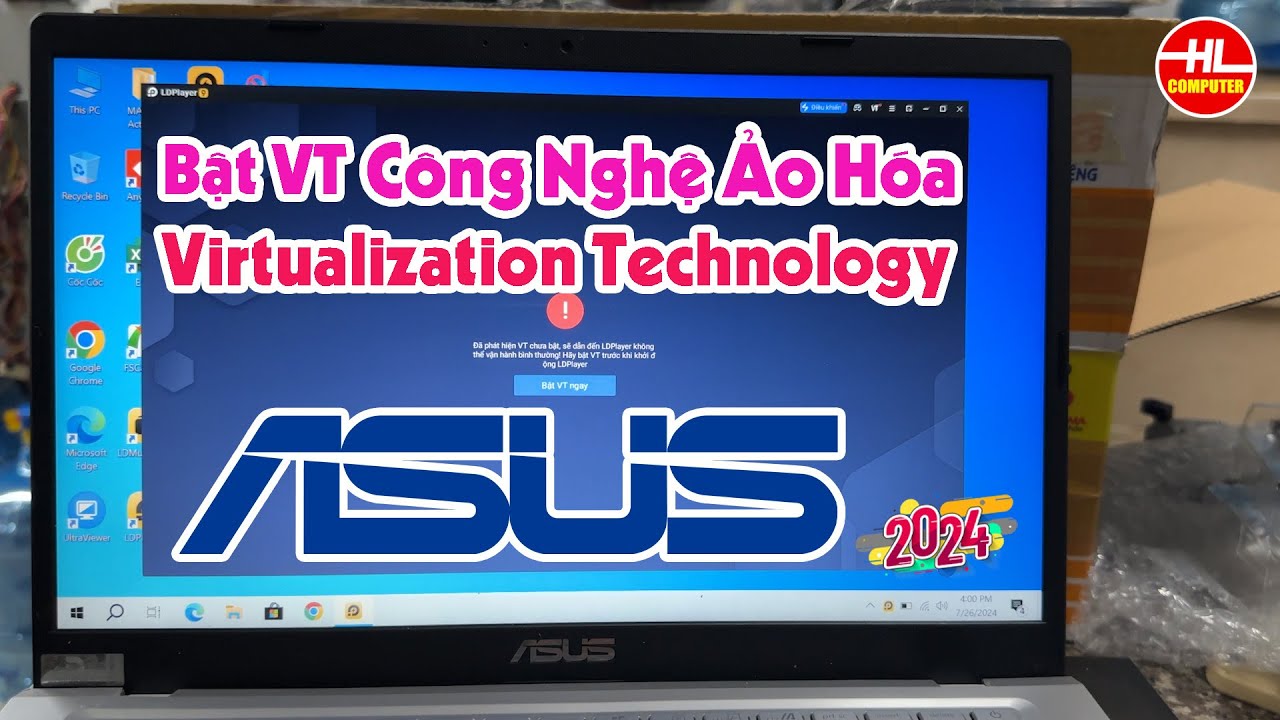 Hướng dẫn bật VT (Virtualization Technology) Công nghệ ảo hóa cho laptop Asus | Vi Tính Huỳnh ...