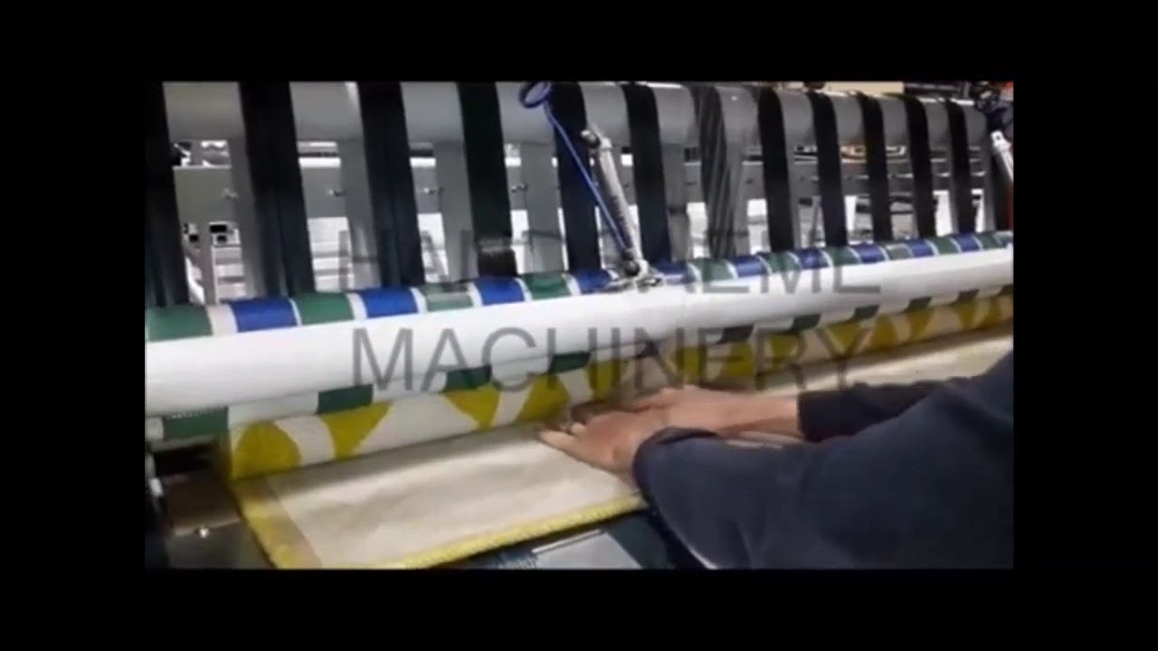 C&C E roller with stretch foil - YouTube