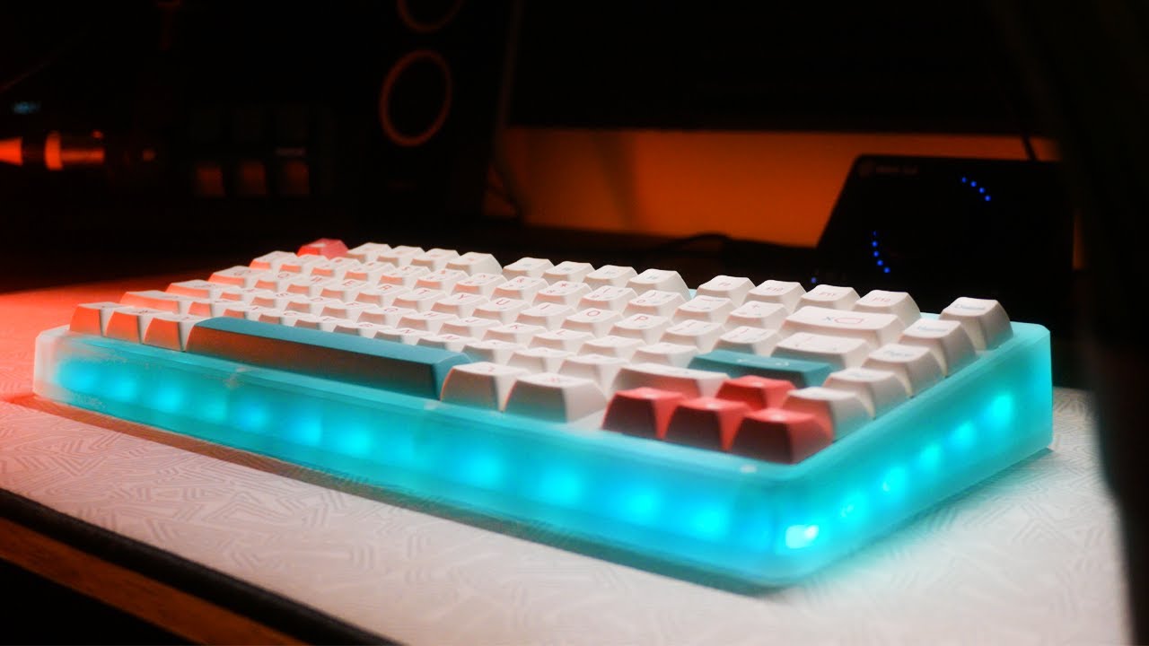 JE FAIS UN CLAVIER CUSTOM TOTALEMENT RGB ! [Akko ACR TOP 75 / Akko Red ...