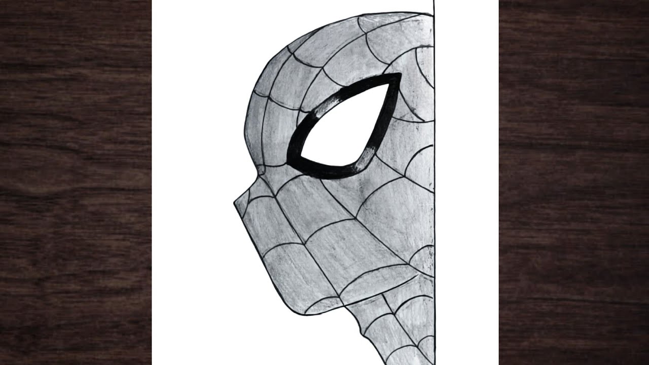 How to Draw Spider-Man Side View | Anime Tutorial - YouTube