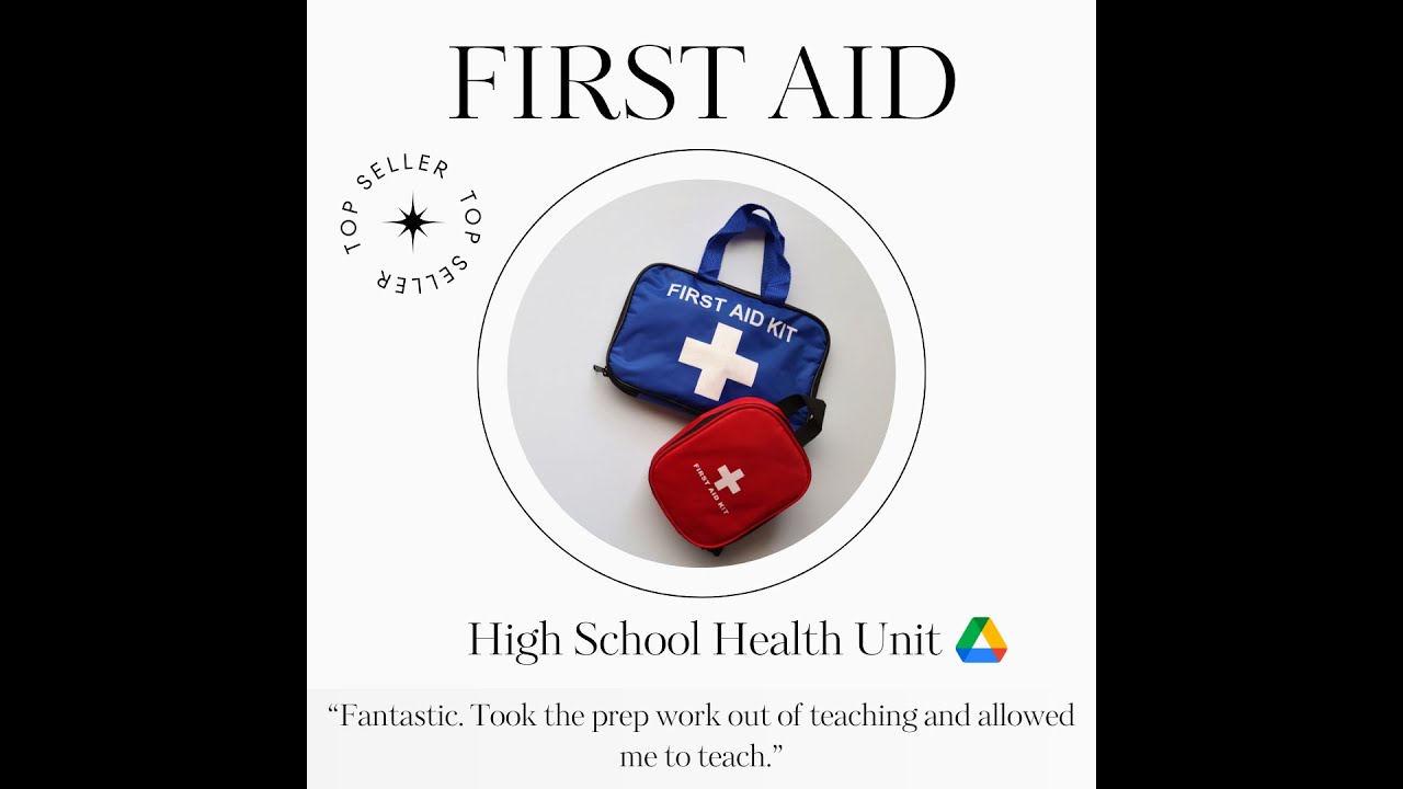 First Aid Unit Lessons Preview: A High School Health Unit: High School ...