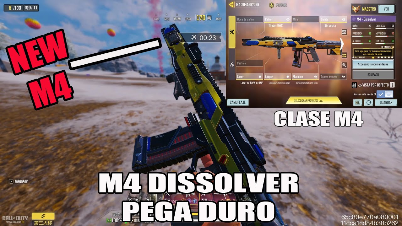 CALL OF DUTY: MOBILE VERSION EMULADOR - M4 DISSOLVER |GAMELOOP| - YouTube
