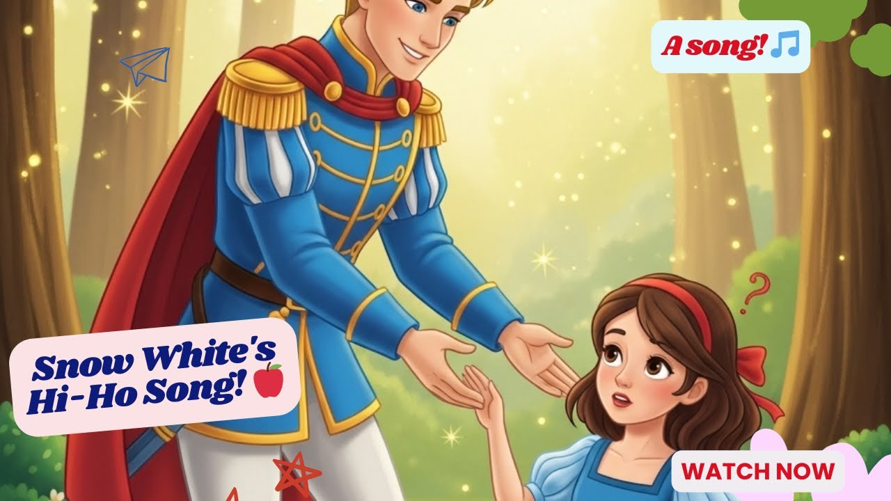 Snow White's Hi-Ho Song! 🍎 | Fun Nursery Rhyme for Kids | Sing-Along ...