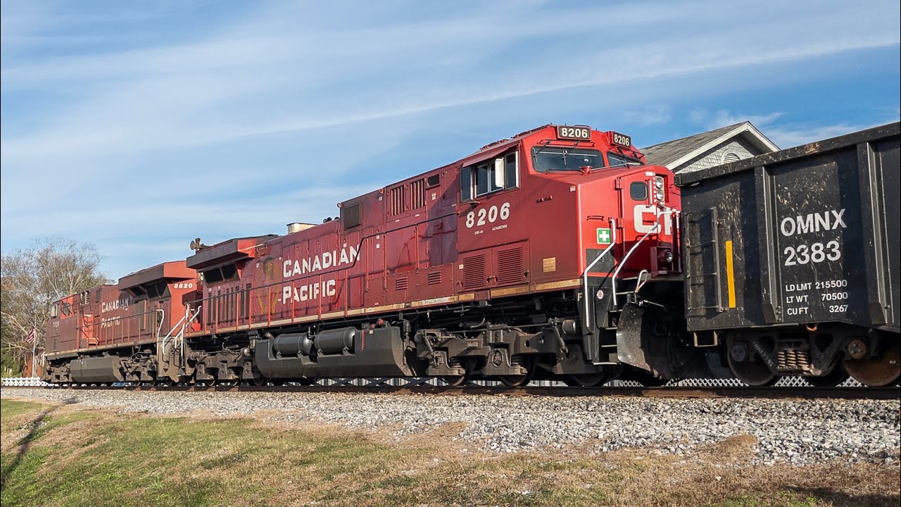 CPKC M274 West through Arcadia, LA - YouTube
