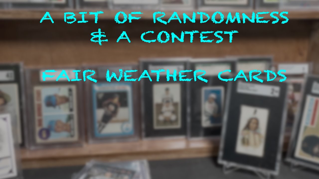 A Bunch of Random Cards & Contest! - YouTube