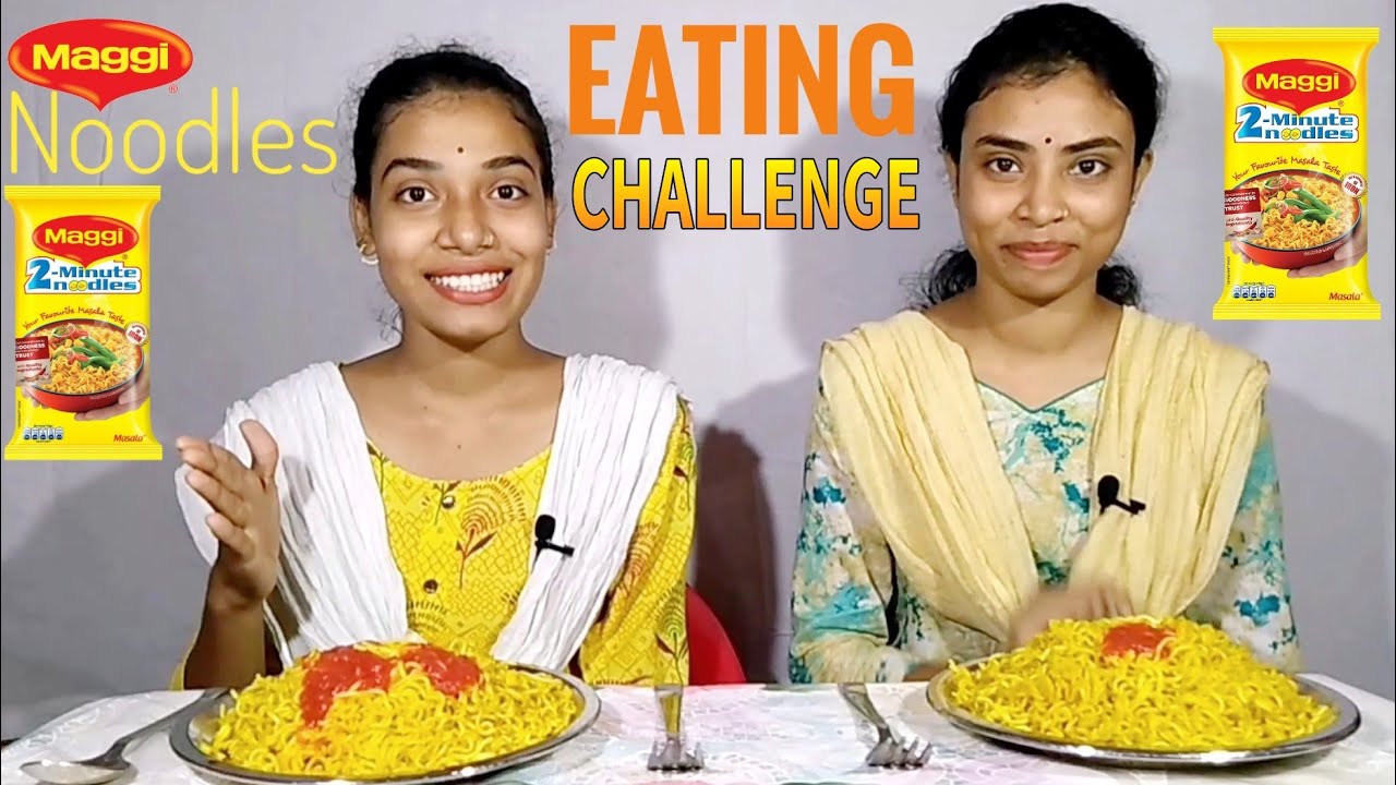 MAGGI EATING CHALLENGE | Noodles Challenge | The Foodies Family Show ...