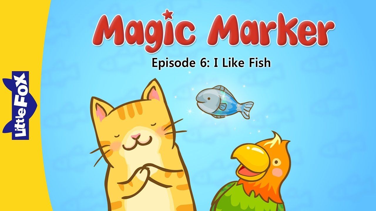 Magic Marker 6 | I Like Fish | Fantasy | Little Fox | Animated Stories ...