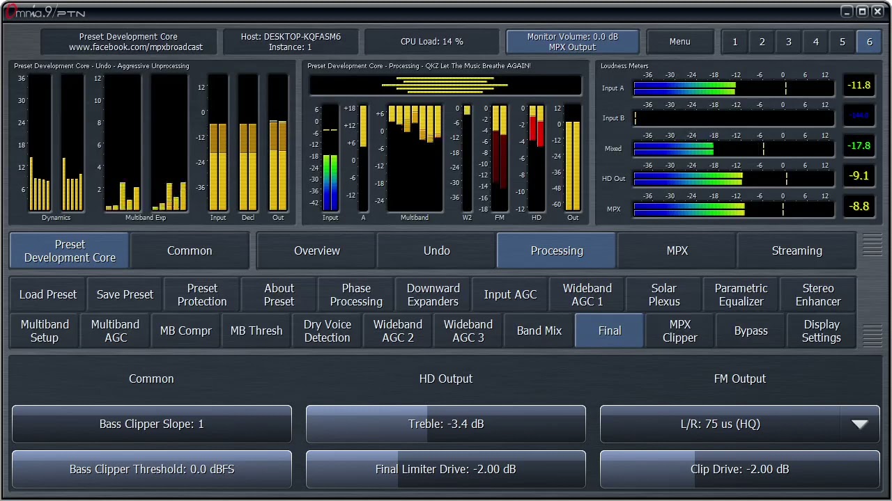 Omnia.9/PTN - Let the Music breathe Preset (Stop the loudness war ...