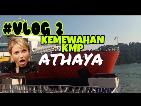 REVIEW KMP. ATHAYA JEMLA DI PELABUHAN MERAK HARI INI - YouTube