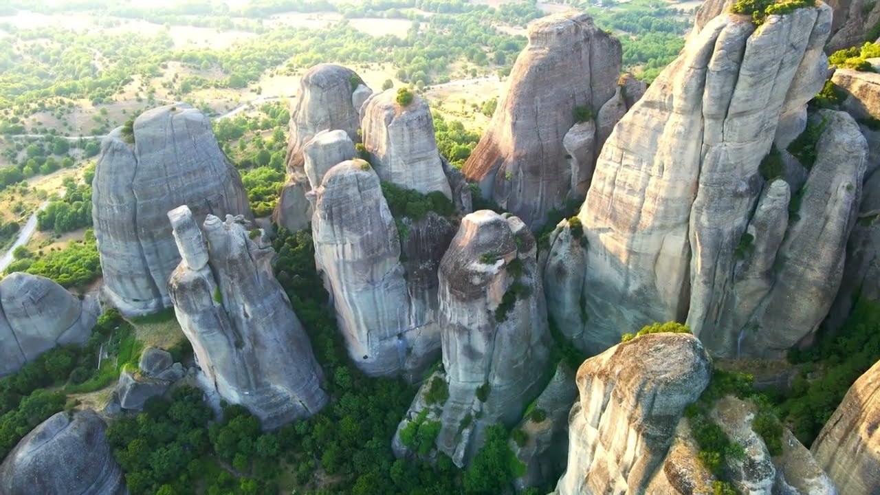 Epic Drone Footage of Meteora, Greece 🇬🇷 | The Monasteries in the Sky ...