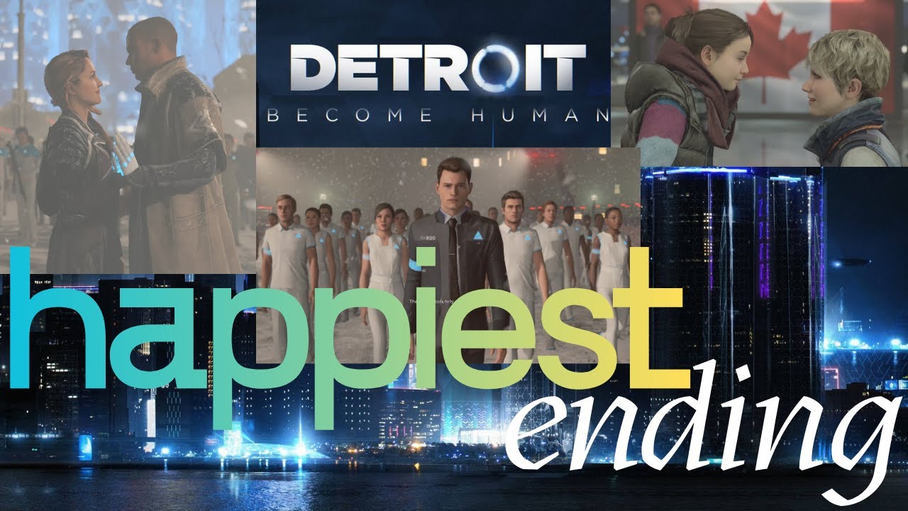 BEST ENDING Detroit Becomes Human (4K Gameplay) - YouTube