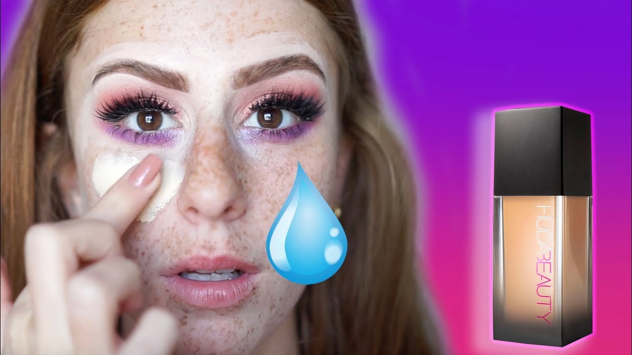 Testei a NOVA BASE da HUDA BEAUTY! - YouTube