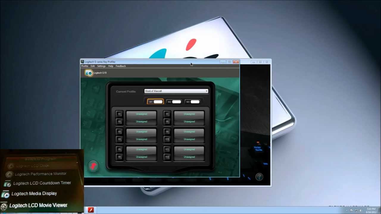 Logitech G19 Keyboard Review - YouTube