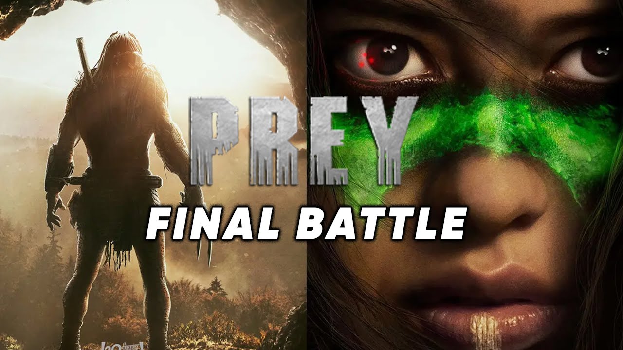 Prey Final Battle | Naru Vs Predator Full Fight | Naru traps and kills ...