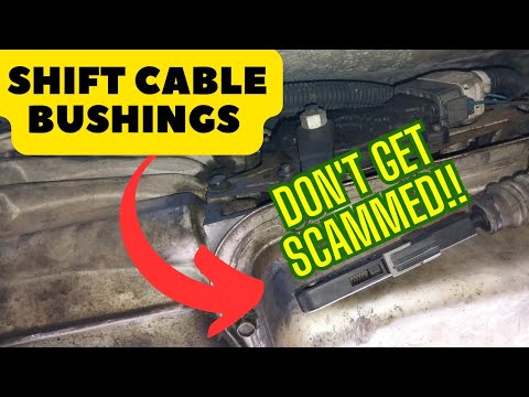 Chevy trailblazer shift cable bushing replacement - won't go into gear ...