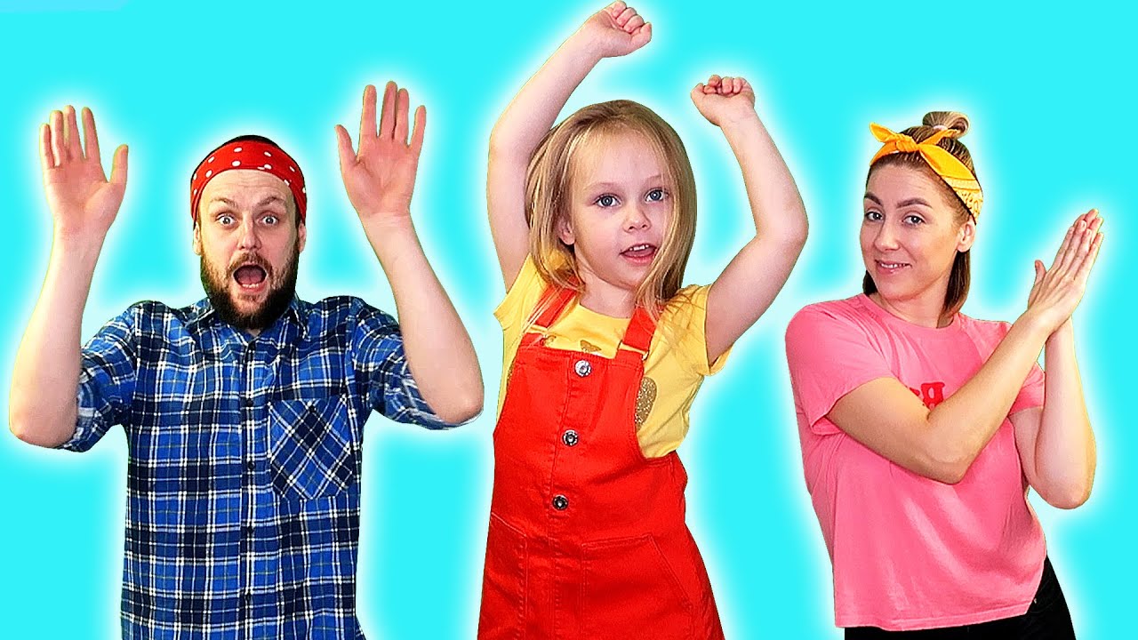 Hands Up and Dance Song | Funny Nursery Rhyme for Kids from Olivia Fun ...
