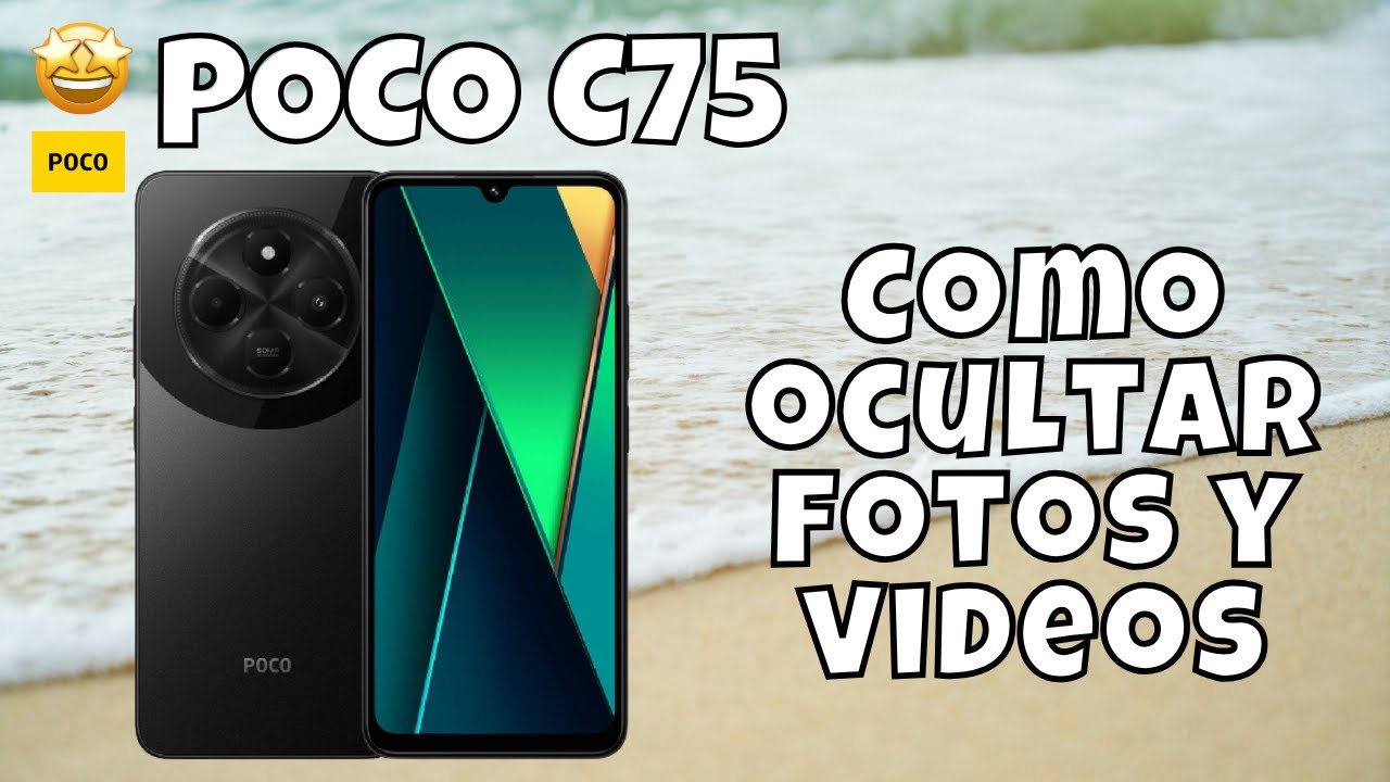Como ocultar fotos y videos en POCO C75 - YouTube