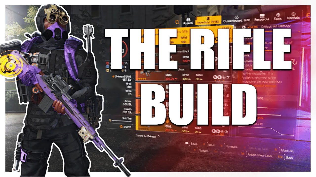Heroic/Legendary Rifle Build - Division 2! - YouTube