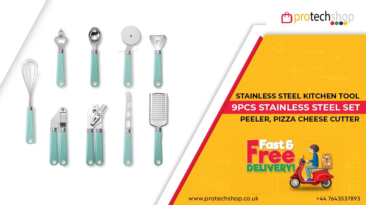 9Pcs Stainless Steeel Kitchen Tools | Online Shoping | Protechshop ...