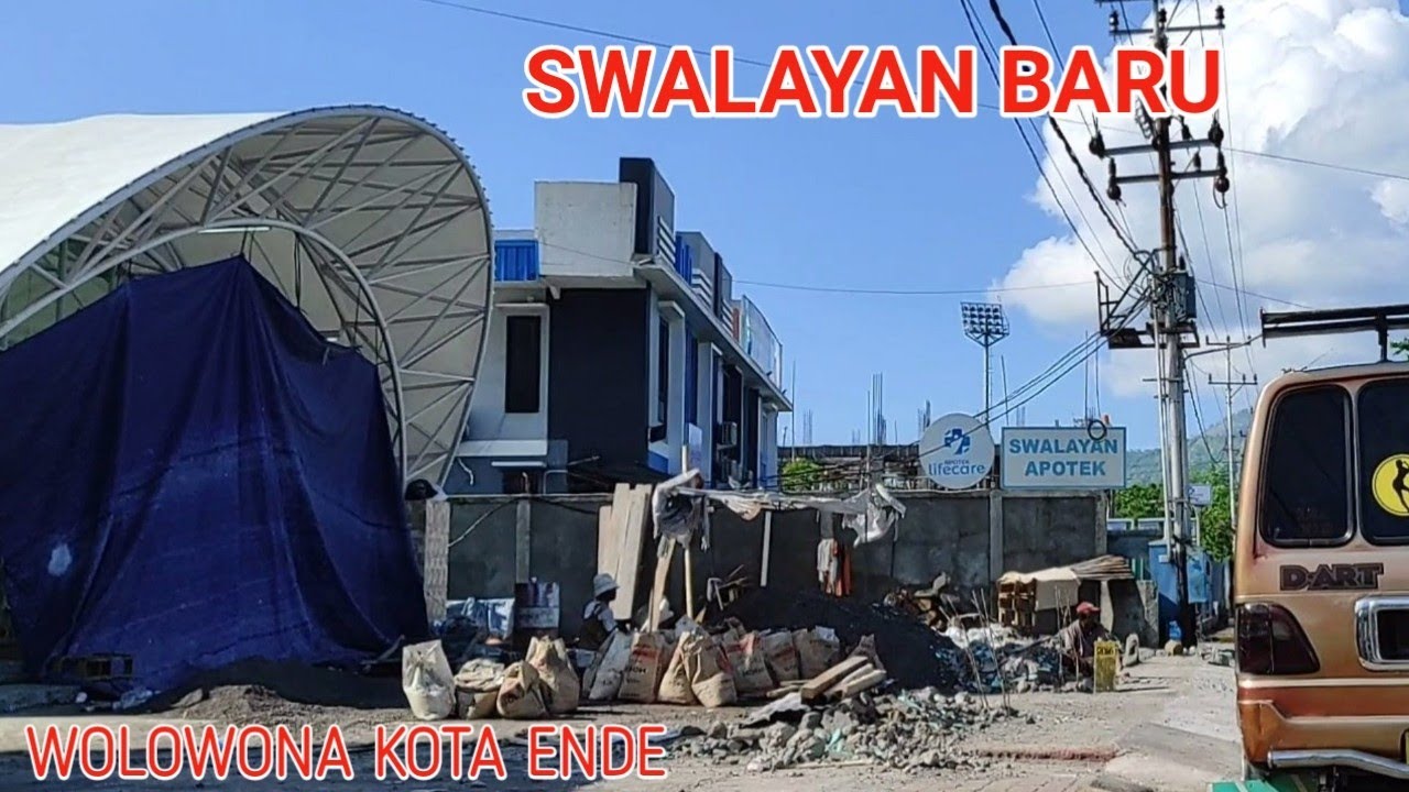 Swalayan Baru Bangunan Super Unik Segera Dibuka di Kota Ende - YouTube