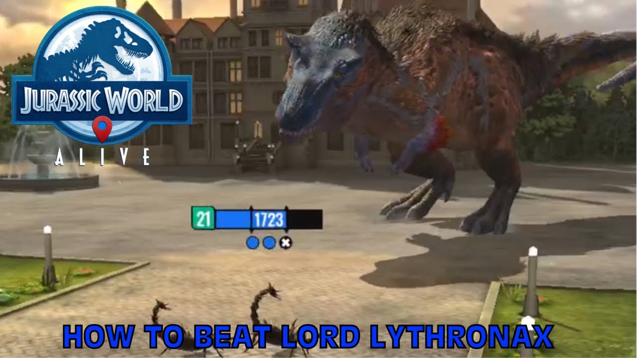 How To Beat Lord Lythronax 2024 - Jurassic World Alive - YouTube