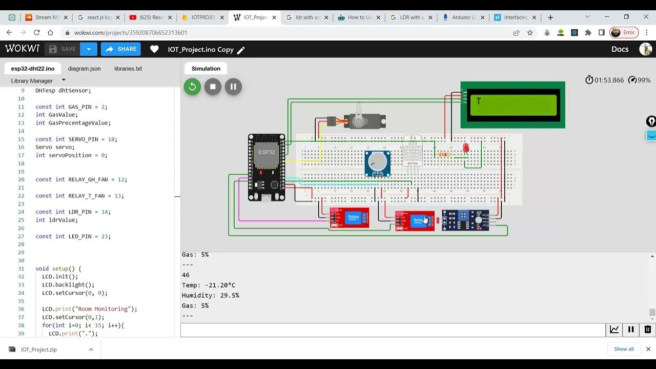 IOT project - YouTube