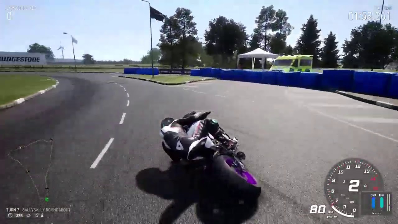 RIDE 4 North west 200 lap....nearly - YouTube