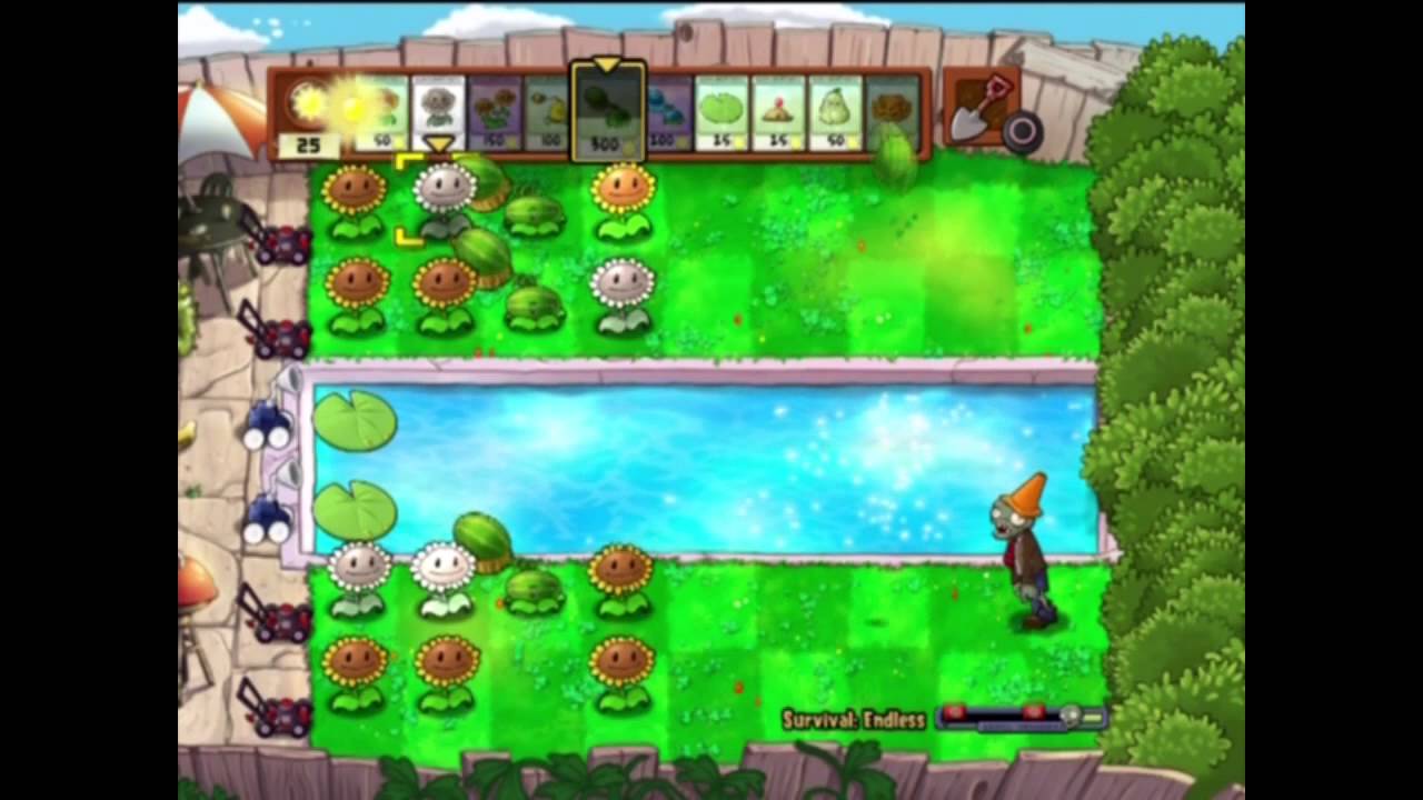Let's Play Plants Vs. Zombies (PS3) - 71 - Survival Endless Begins ...