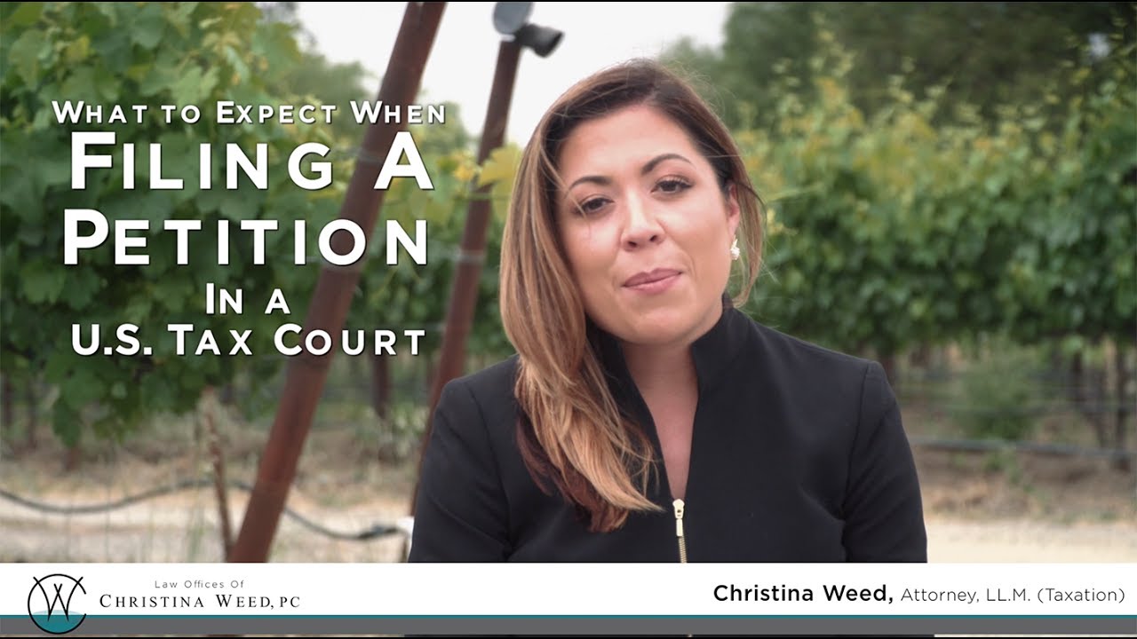 Filing an IRS Petition in a U.S. Tax Court - YouTube