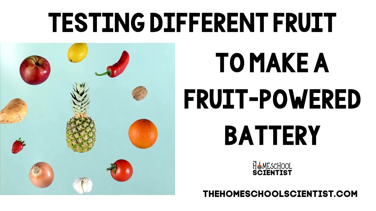 Fruit Powered Batteries - YouTube